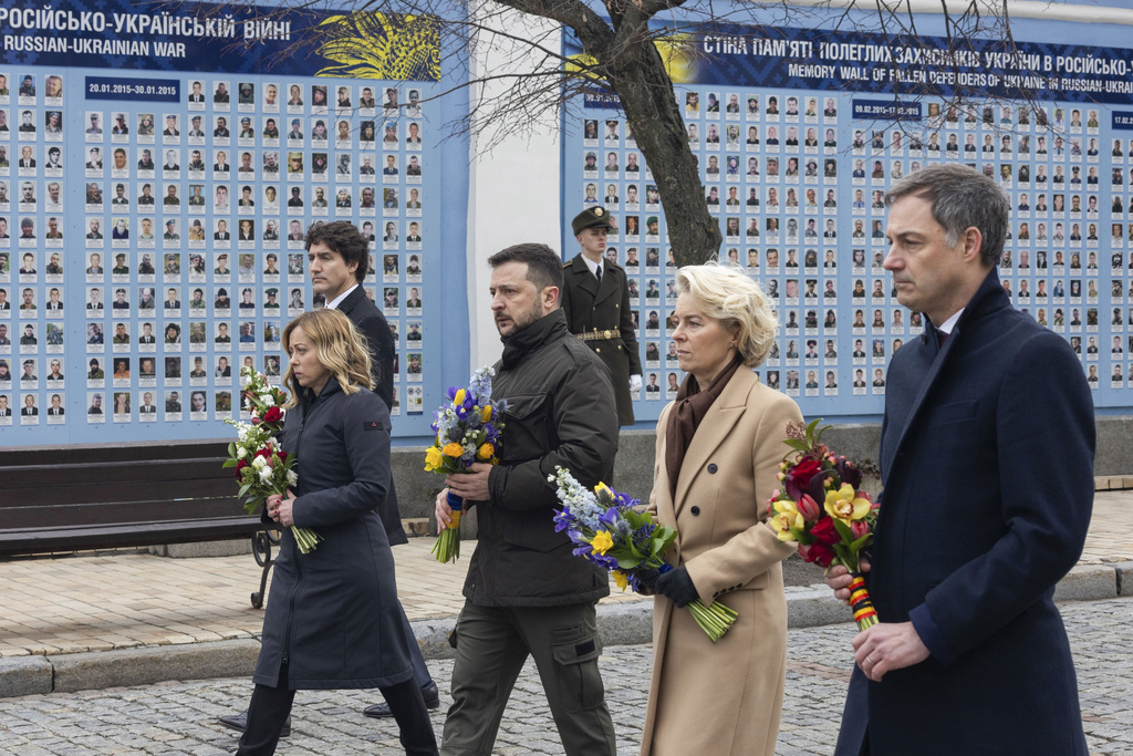 Western leaders rally around Kyiv to mark 2 years since Russia’s full ...